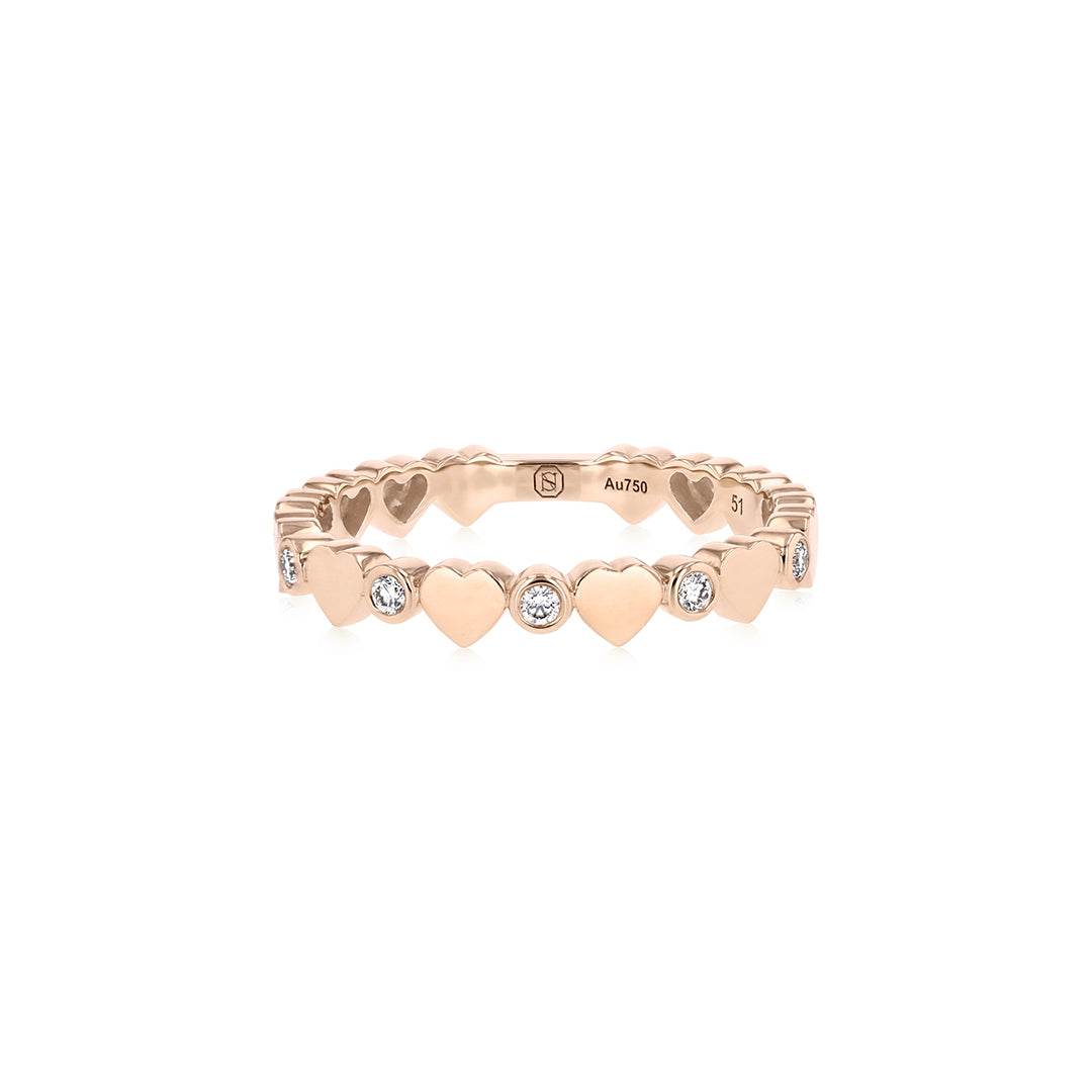 LIT RING - DIAMONDS - ROSE GOLD